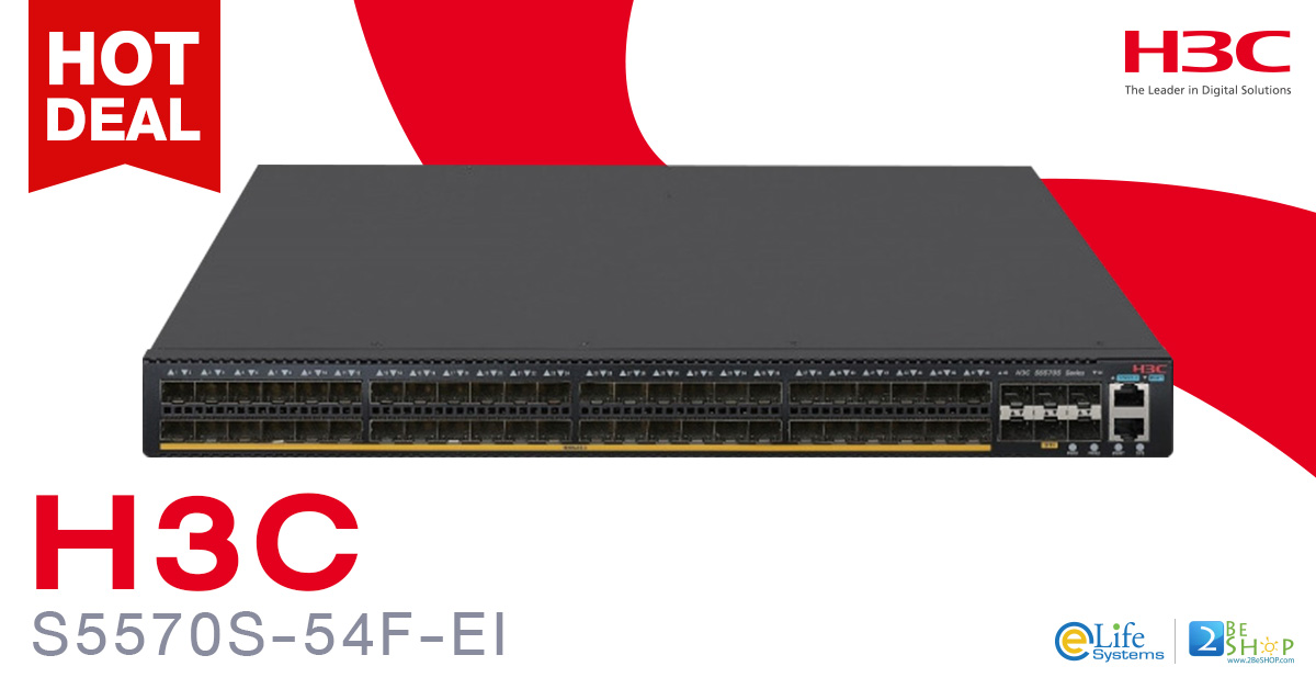 ช้อป [LS-5570S-54F-EI-GL] H3C S5570S-54F-EI ราคาถูก ซื้อออนไลน์ที่นี่ ...